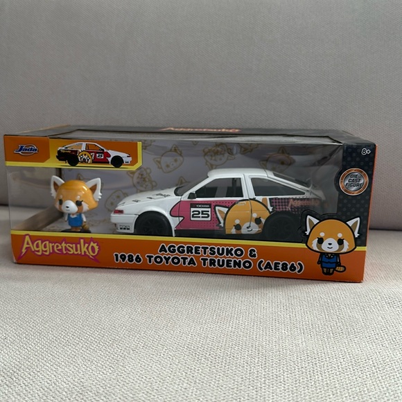 Aggretsuko | Toys | Aggretsuko 986 Toyoto Trueno Ae86 Nib Diecast ...